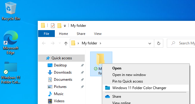 Introducing Windows 10 support! – Windows 11 Folder Color Changer